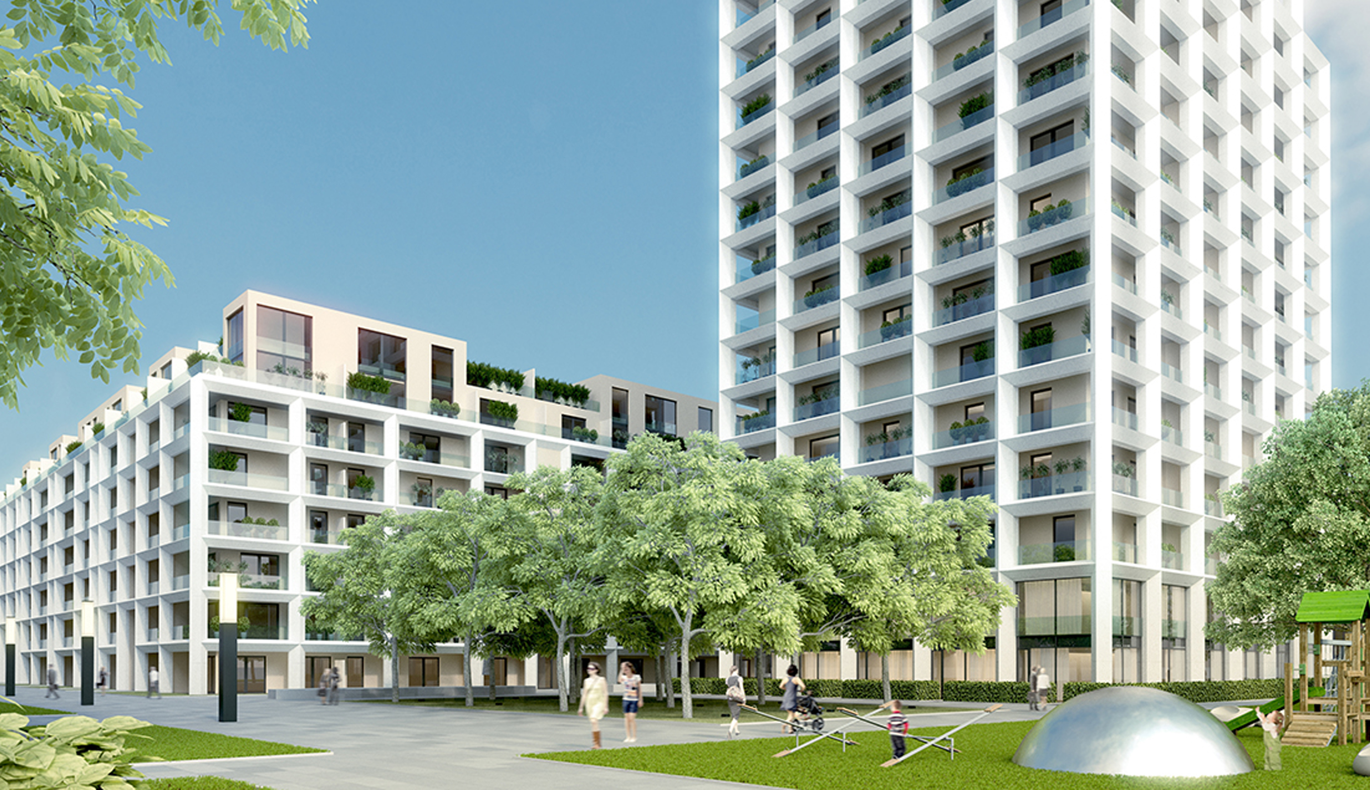 Ideenwettbewerb Green Gate | B&V Architekten